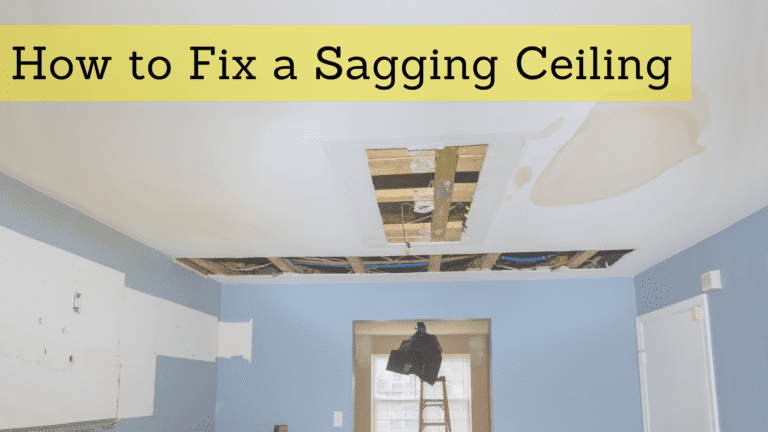 How To Fix A Sagging Ceiling: 10 Steps To Restoring Your Home's Integrity